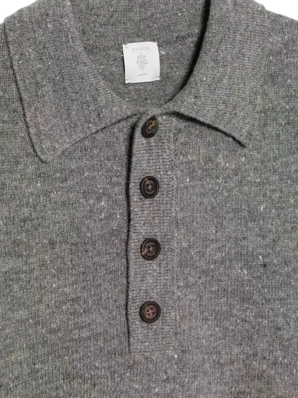 Eleventy Merino-wool Polo Shirt