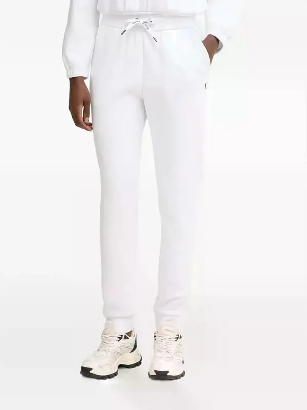 Armani Exchange Logo Patch Track Pants - White
