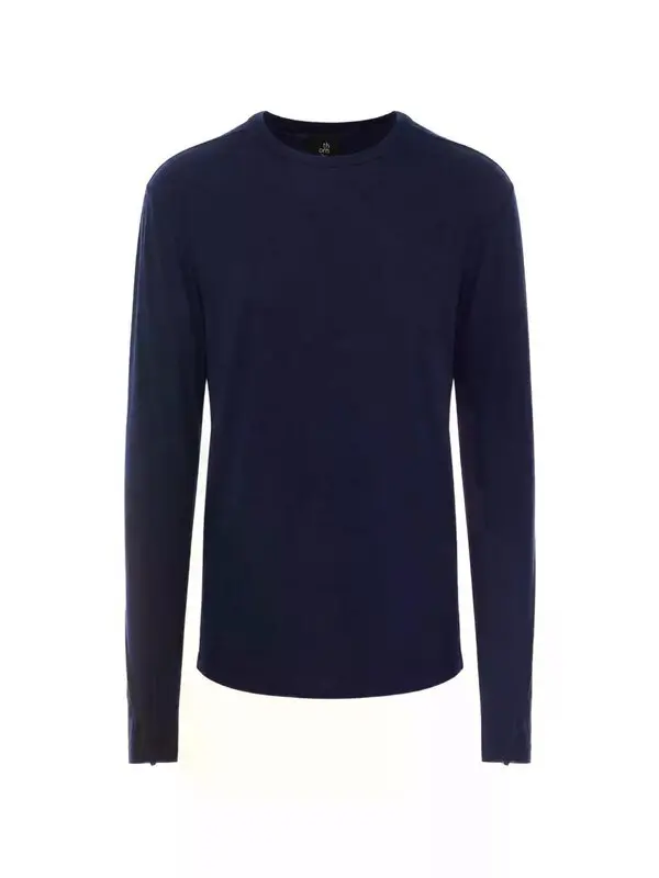 THOM KROM Eclipse Exposed-seam Thumb-slot T-shirt