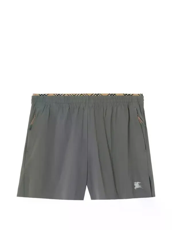 Burberry Stretch Nylon Shorts - Grey