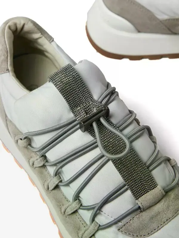 Brunello Cucinelli Panelled Leather Sneakers
