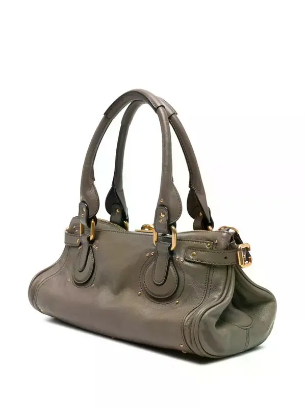 Chloé Paddington Grained Leather Tote Bag