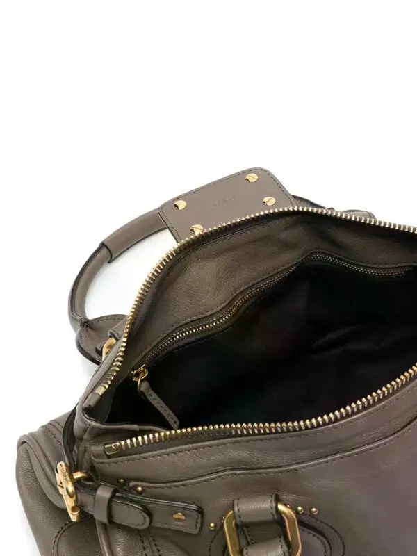 Chloé Paddington Grained Leather Tote Bag
