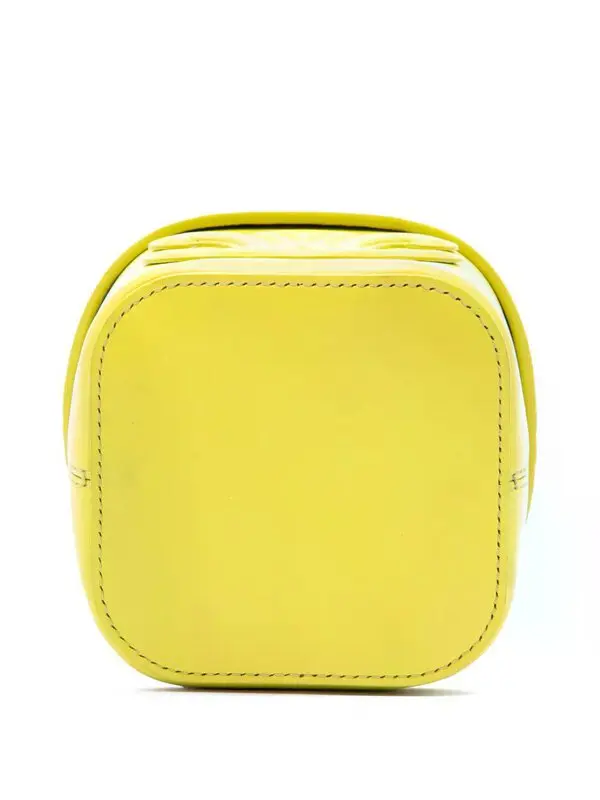Celine Calfskin Cuir Triomphe Box Bag - Yellow