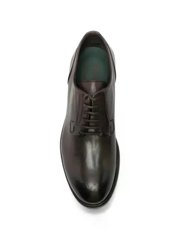 LEQARANT Lace-up Leather Derby Shoes