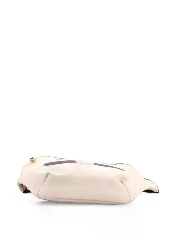 Gucci Logo Printed Leather Belt Bag
