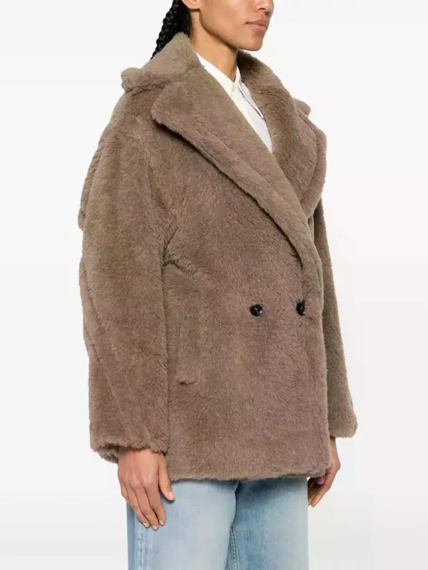 Max Mara Espero Faux-fur Double-breasted Coat