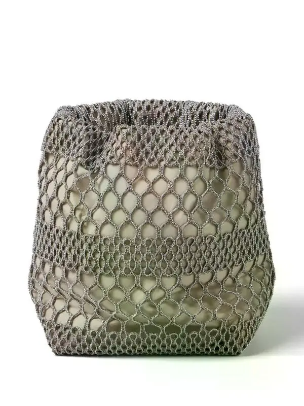 Brunello Cucinelli Woven Bucket Bag