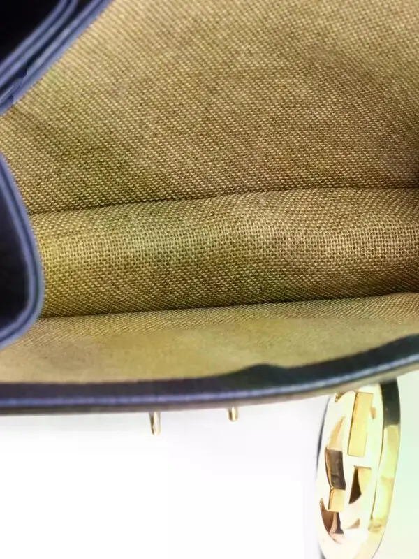 Gucci Interlocking Leather Shoulder Bag - Blue
