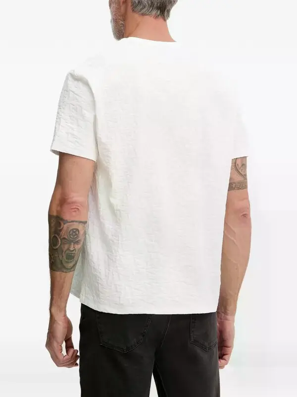 Armani Exchange Crinkled-effect T-shirt