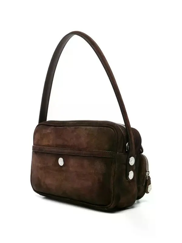 Acne Studios Multi-zip Suede Shoulder Bag