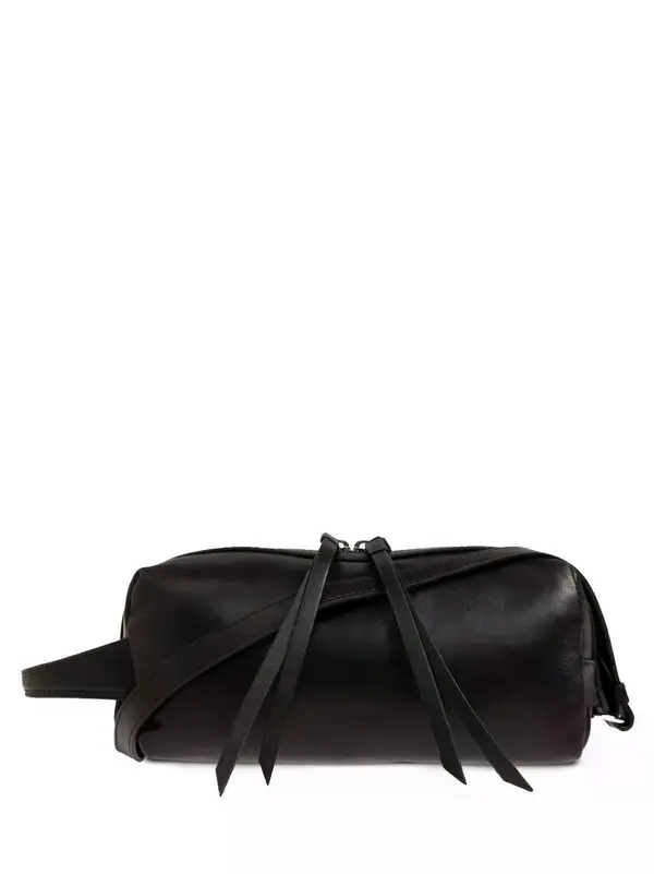 LEMAIRE Small Care Bag In Nappa Lambskin - Brown