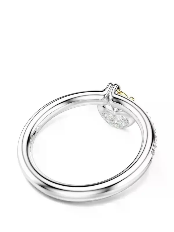 SWAROVSKI Idyllia Heart-charm Pavé-set Rings