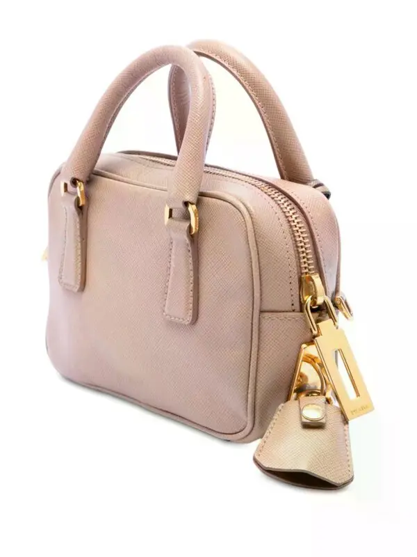 Prada Saffiano Lux Bauletto Bag Satchel