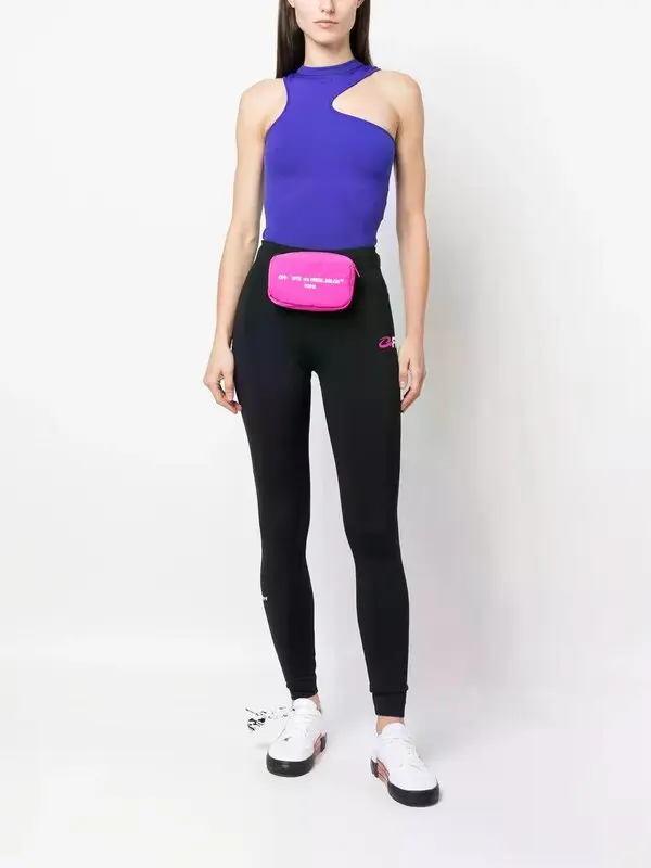 Off-White For Run Detachable-pouch Leggings