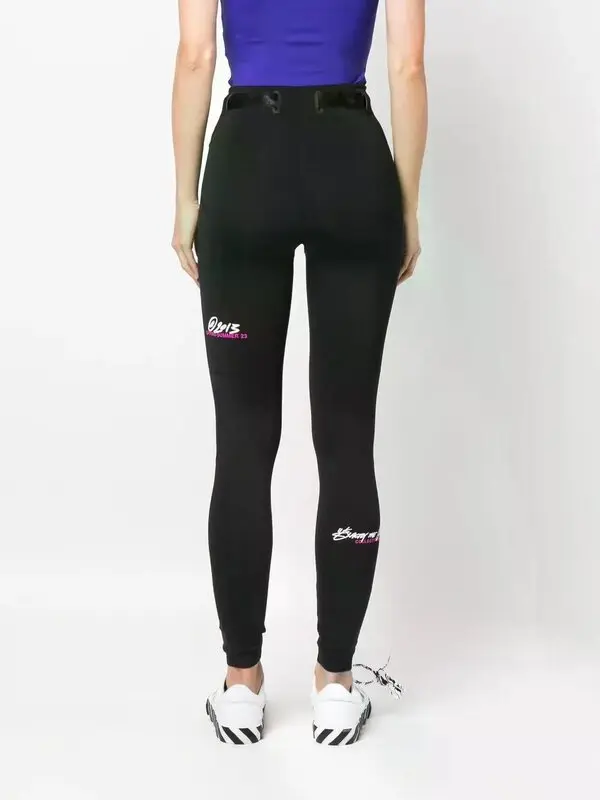 Off-White For Run Detachable-pouch Leggings