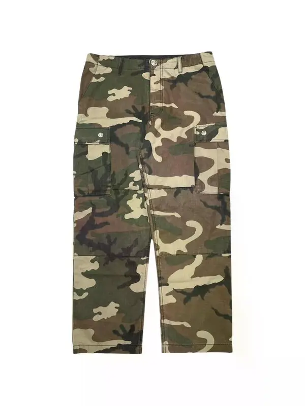 Chrome Hearts Leather Cross-patch Cargo Pants - Green