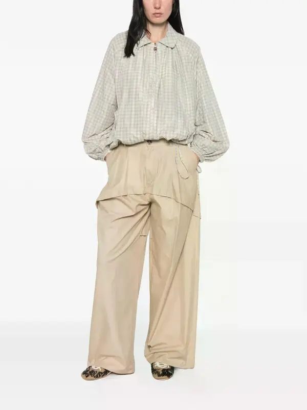 Loewe Trousers In Cotton - Neutrals