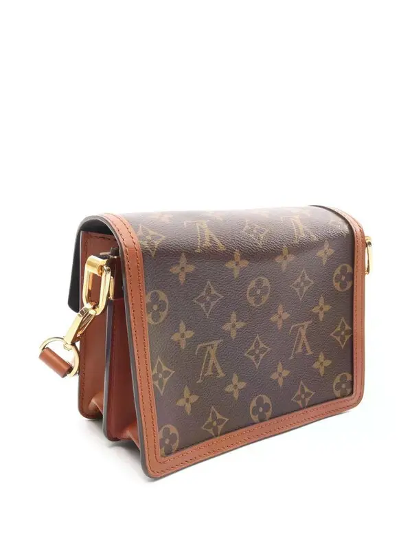 LOUIS VUITTON Monogram Reverse Mini Dauphine Satchel