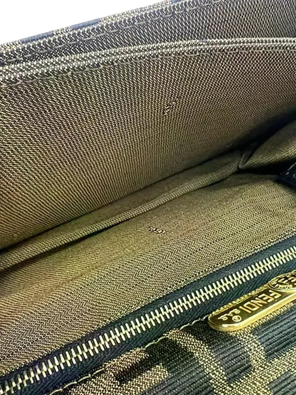 Fendi 20th Century Zucca Canvas Shoulder Bag