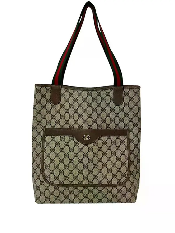 Gucci Gg Supreme Web Tote Bag
