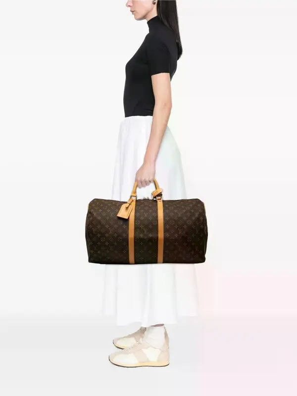 LOUIS VUITTON 1997 Monogram Keepall 55 Travel Bag