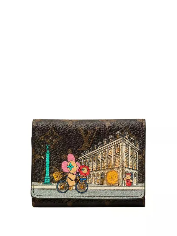 LOUIS VUITTON 2010-2026 Monogram Vivienne In Paris Victorine Wallet Small Wallets - Brown