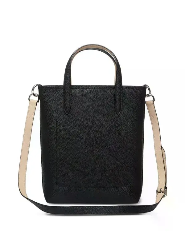 Lacoste Anna Grained-texture Tote Bag - Black