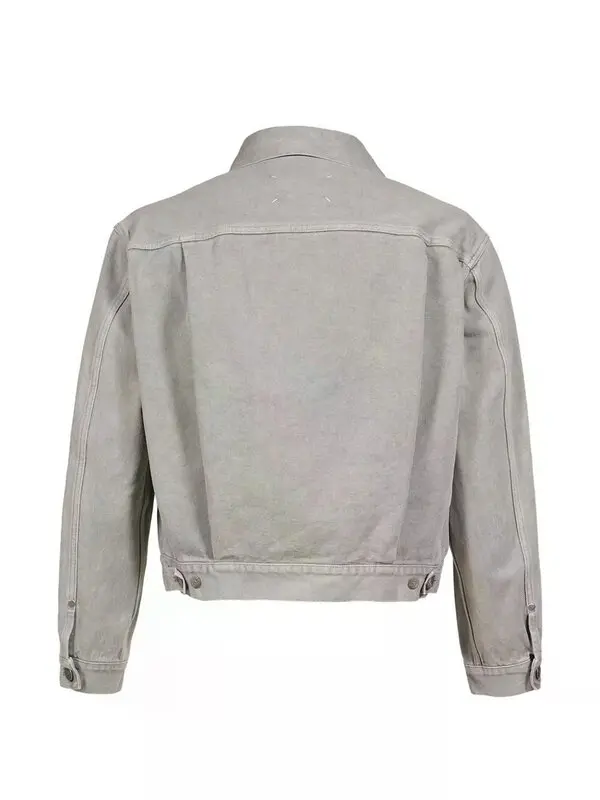 MAISON MARGIELA 4-stitch Pleated Denim Jacket