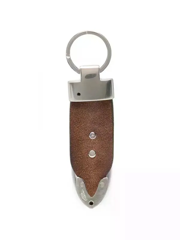 ERALDO Embellished Suede Keyring