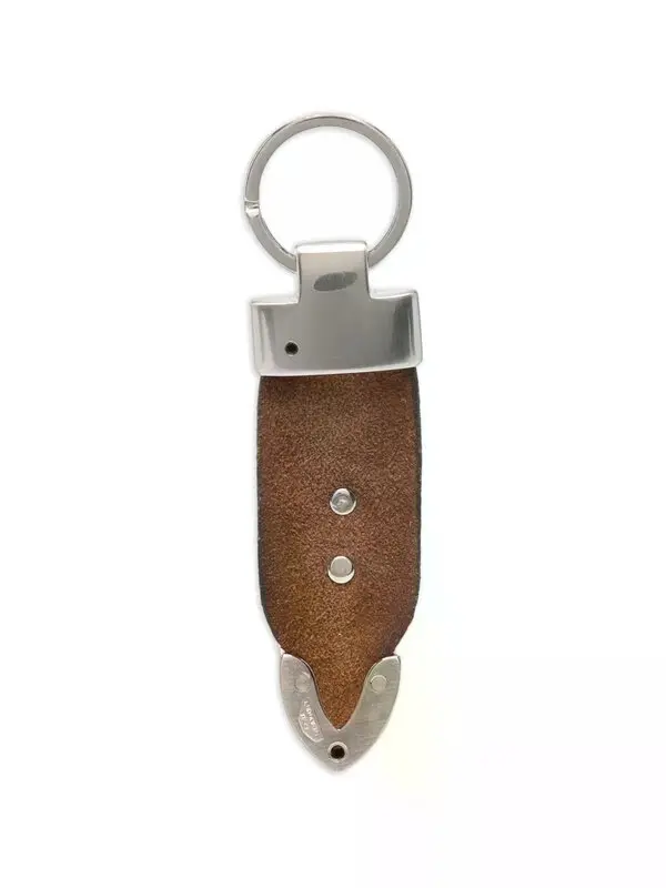 ERALDO Embellished Suede Keyring