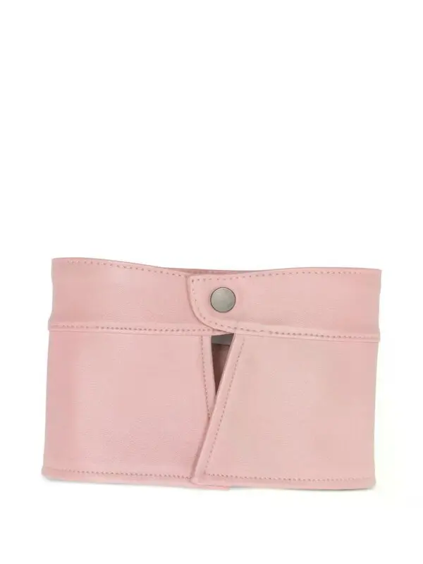MRZ Pointed Collar With Press-stud Fastening - Pink
