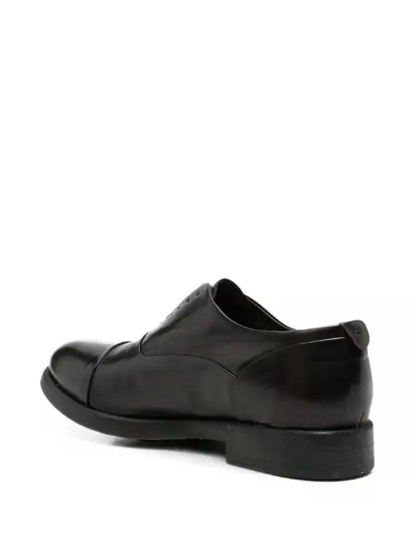 LEQARANT Cap-toe Leather Loafers