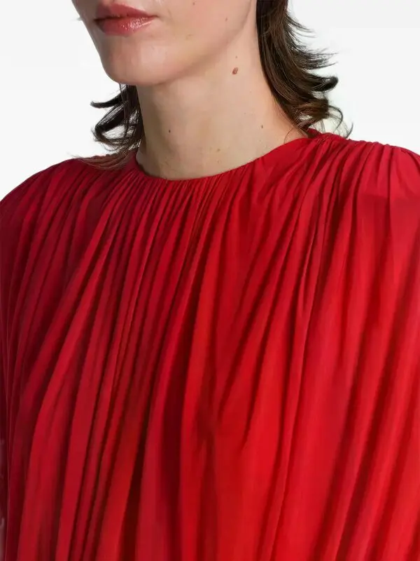 Magda Butrym Ruched Long-sleeve Blouse