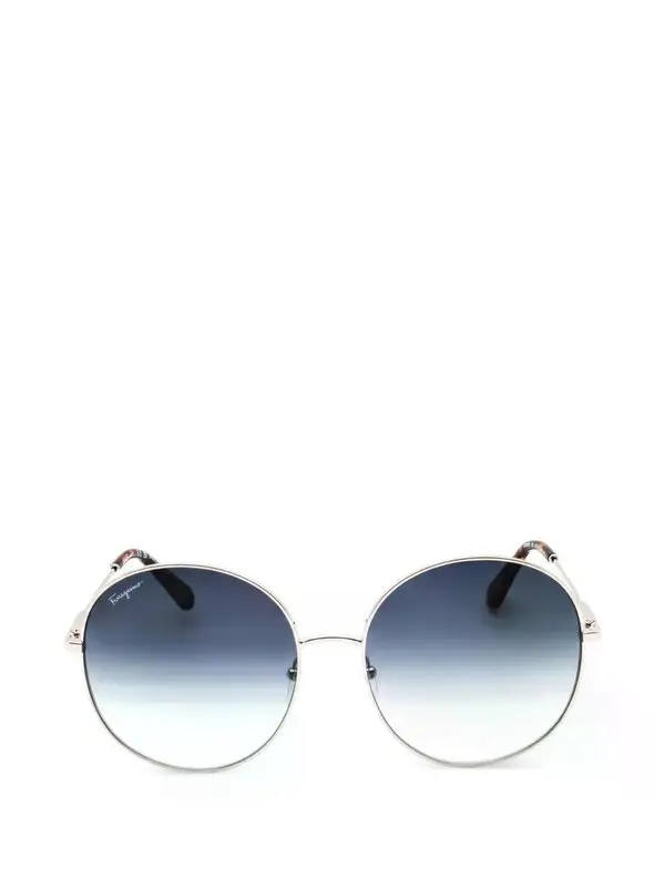 FERRAGAMO Round-frame Sunglasses - Silver