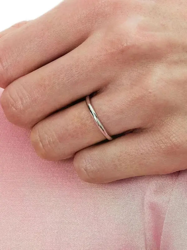 LOYAL.E PARIS Absolu Ribbon Ring In White Gold