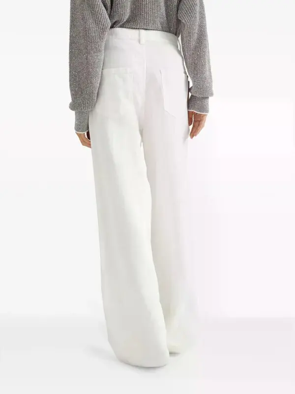 Brunello Cucinelli Five-pocket Wide-leg Jeans