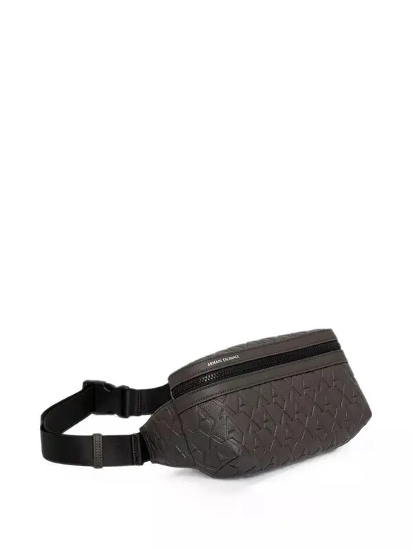 Armani Exchange All-over Logo-embossed Belt Bag