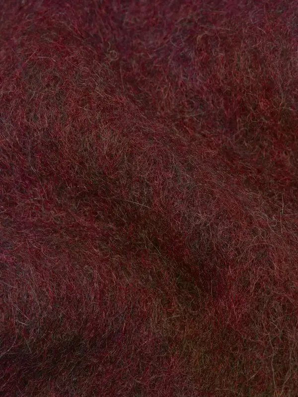 Acne Studios Skinny Mohair Scarf - Red