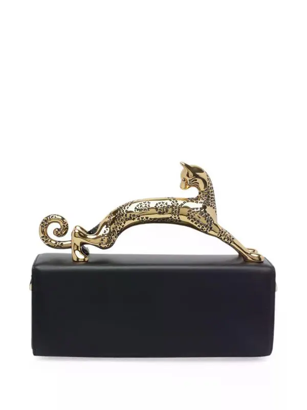 LANVIN Pencil Cat Bag In Leather - Black