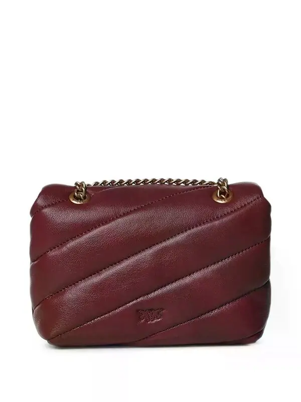 Pinko Quilted Love Birds Shoulder Bag