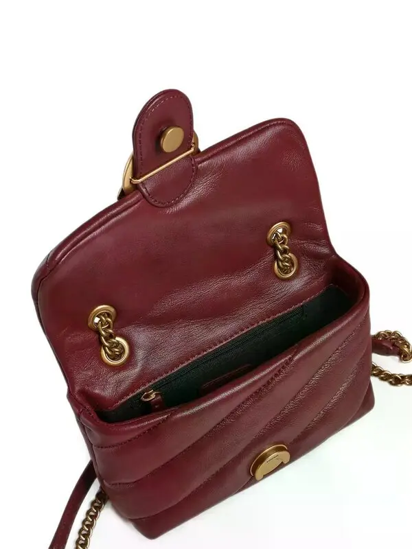 Pinko Quilted Love Birds Shoulder Bag