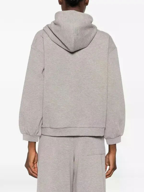 YERSE Tie-detail Hooded Hoodie