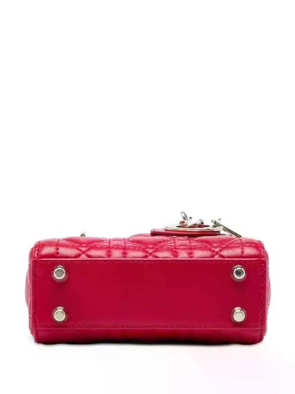 Dior Lady Micro Lambskin Cannage Satchel
