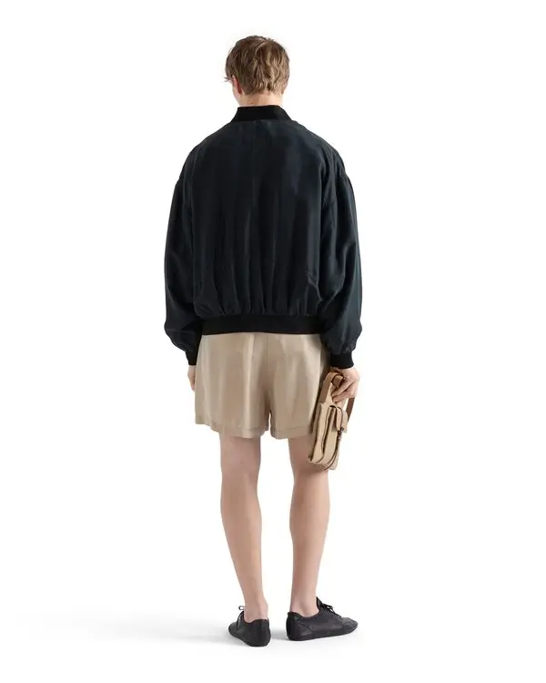 Prada Silk Bomber Jacket