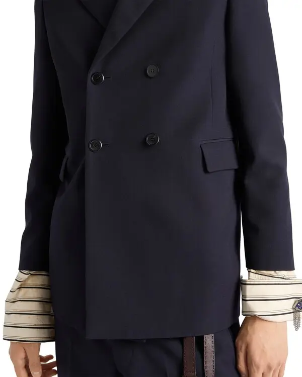 Prada Double-breasted Wool Jacket