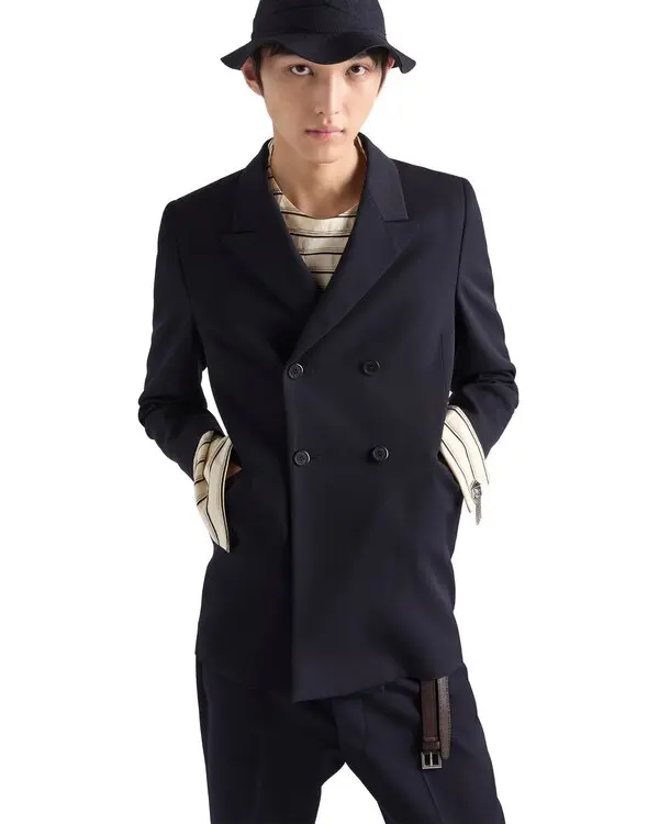 Prada Double-breasted Wool Jacket