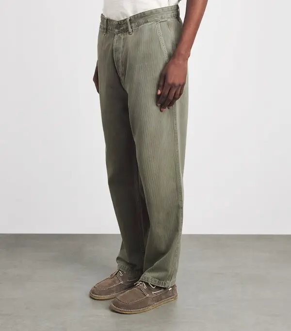Citizens Of Humanity Cotton Herringbone Belgian Chinos