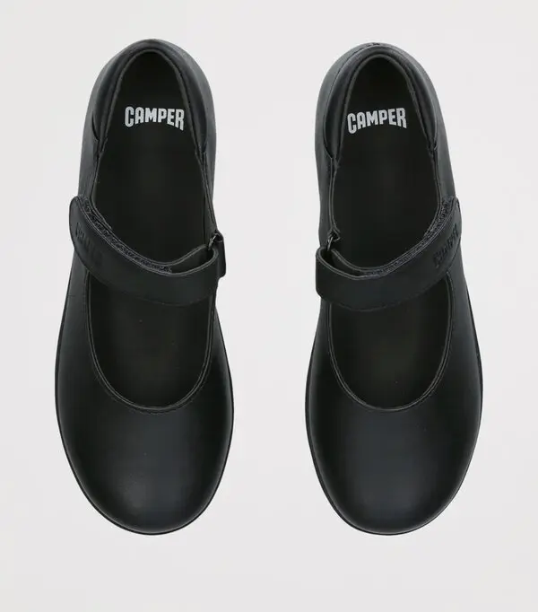 Camper Leather Spiral Comet Mary Janes