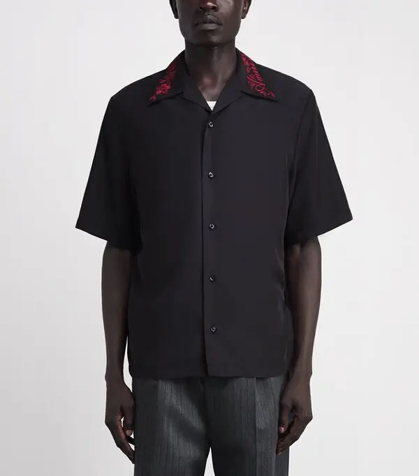 Amiri Embroidered-collar Shirt